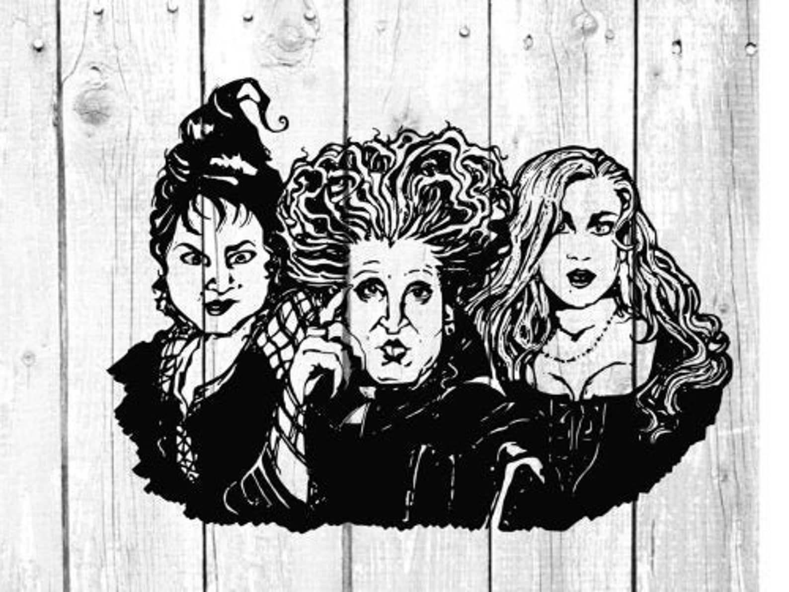 Sanderson Sisters Silhouette Svg, Hocus Pocus Svg, Sanderson Sisters ...