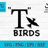 T Birds, Logo of the Band From the 1950s Movie Grease in Jpg Png and ...