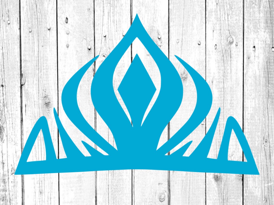 Elsa Crown Svg Frozen Svg Princess Crown Svg Cutting Files | Etsy Canada
