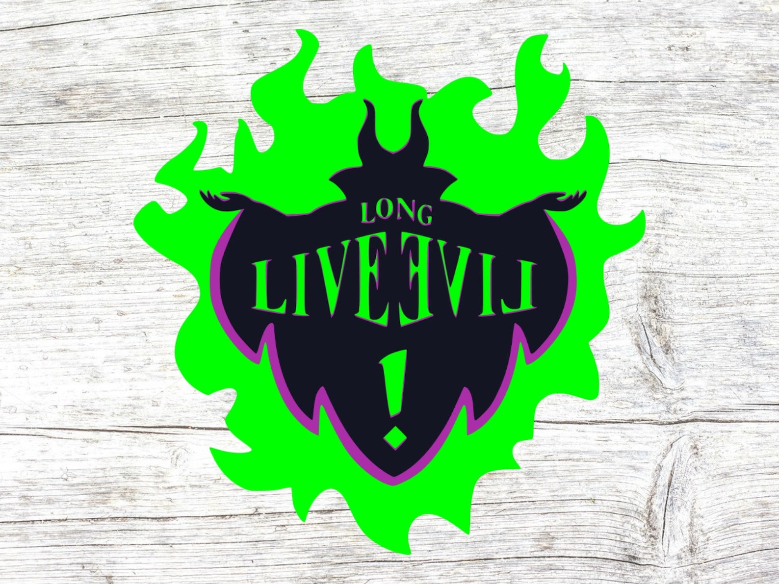Long Live Evil Svg Descendants Svg Maleficent Svg | Etsy