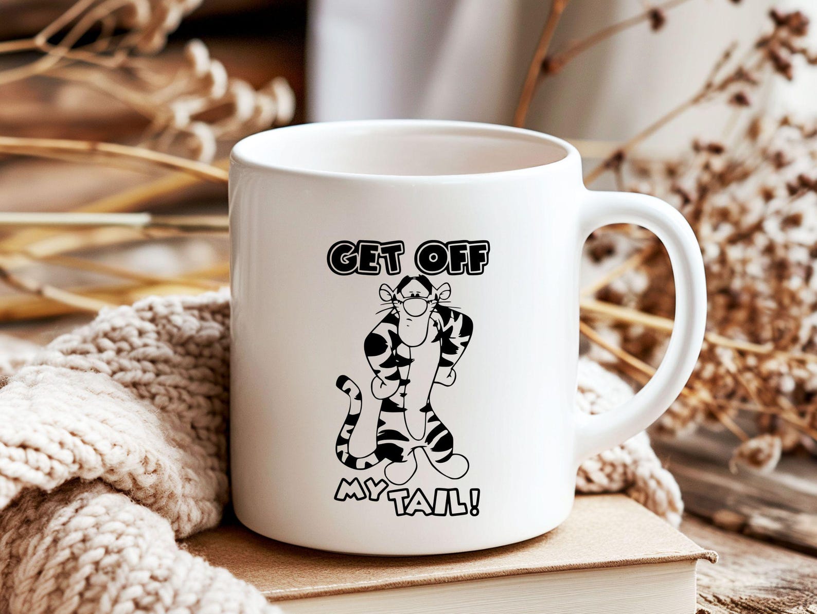 Tigger Svg, Get off My Tail Tigger Svg, Tigger Svg, Tigger Clipart, Png ...
