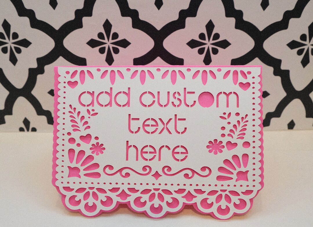 Papel Picado Greeting Card - Etsy