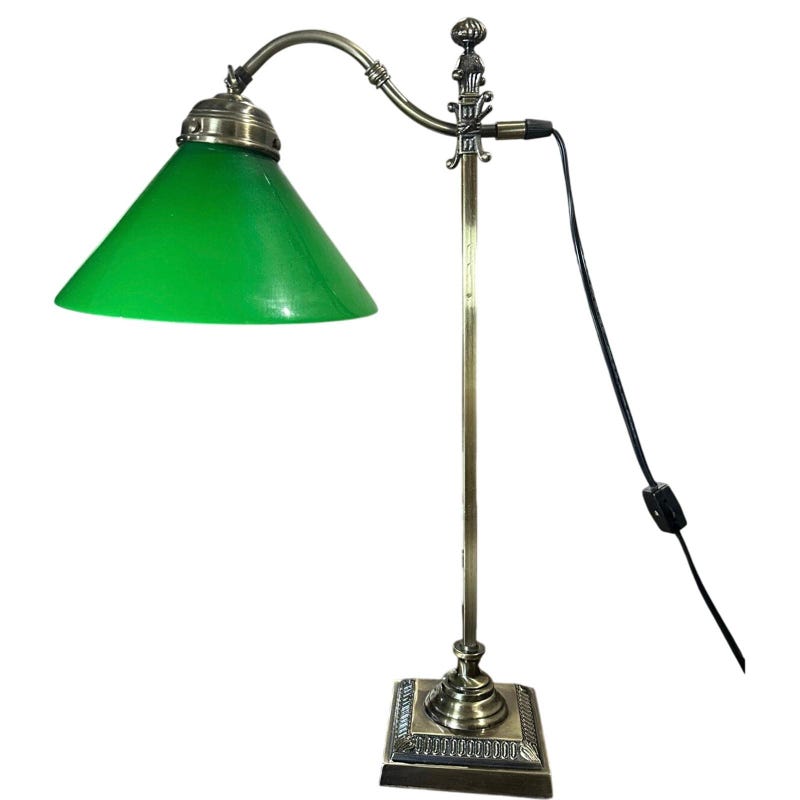 Desk Lamp Brass Shade - Etsy