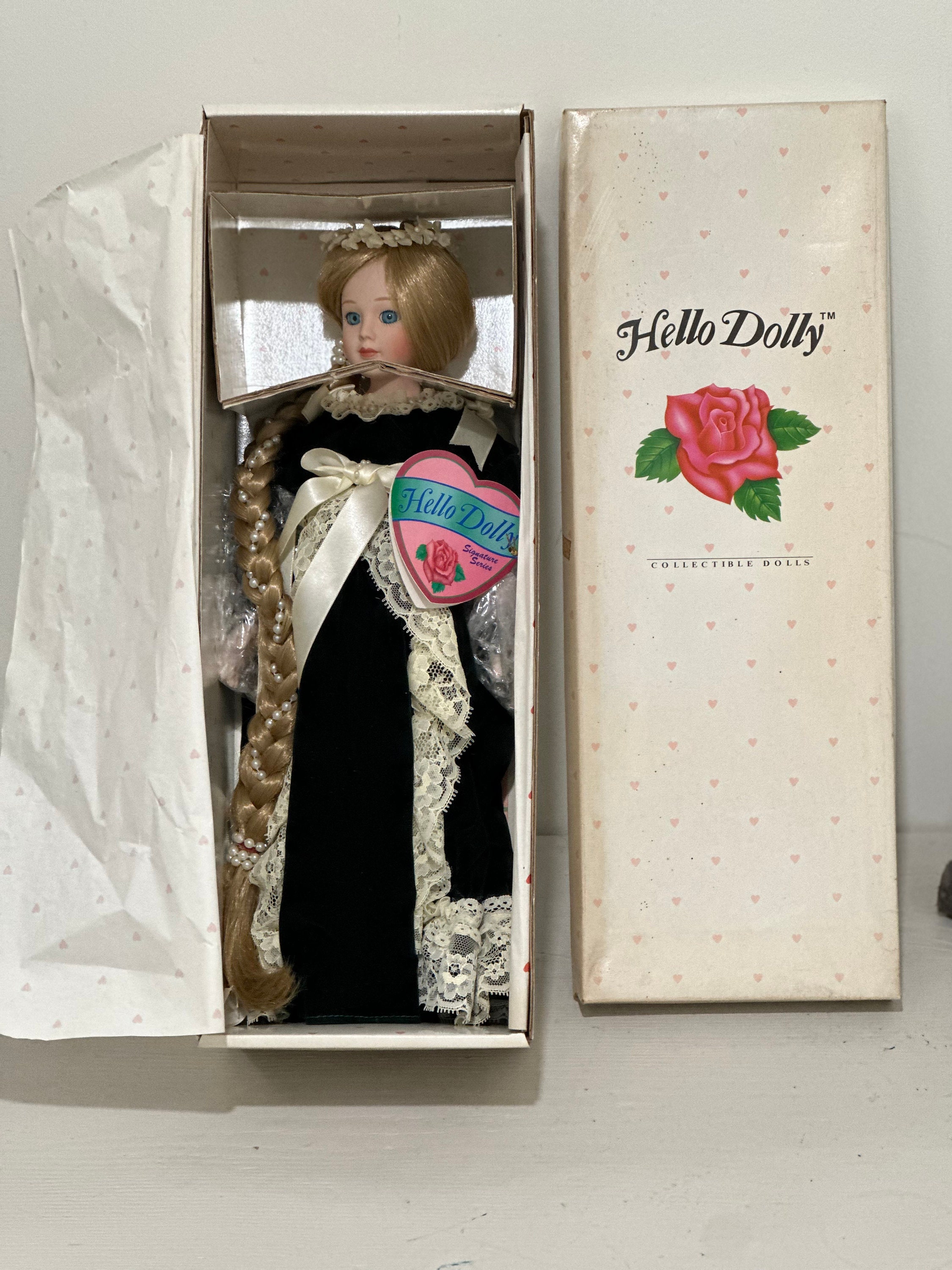 Hello Dolly Original Porcelain Dolls rapunzel Duck House Porcelain Doll ...