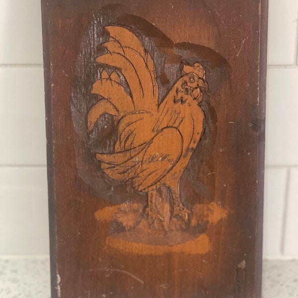Rooster Wall Plaque - Etsy
