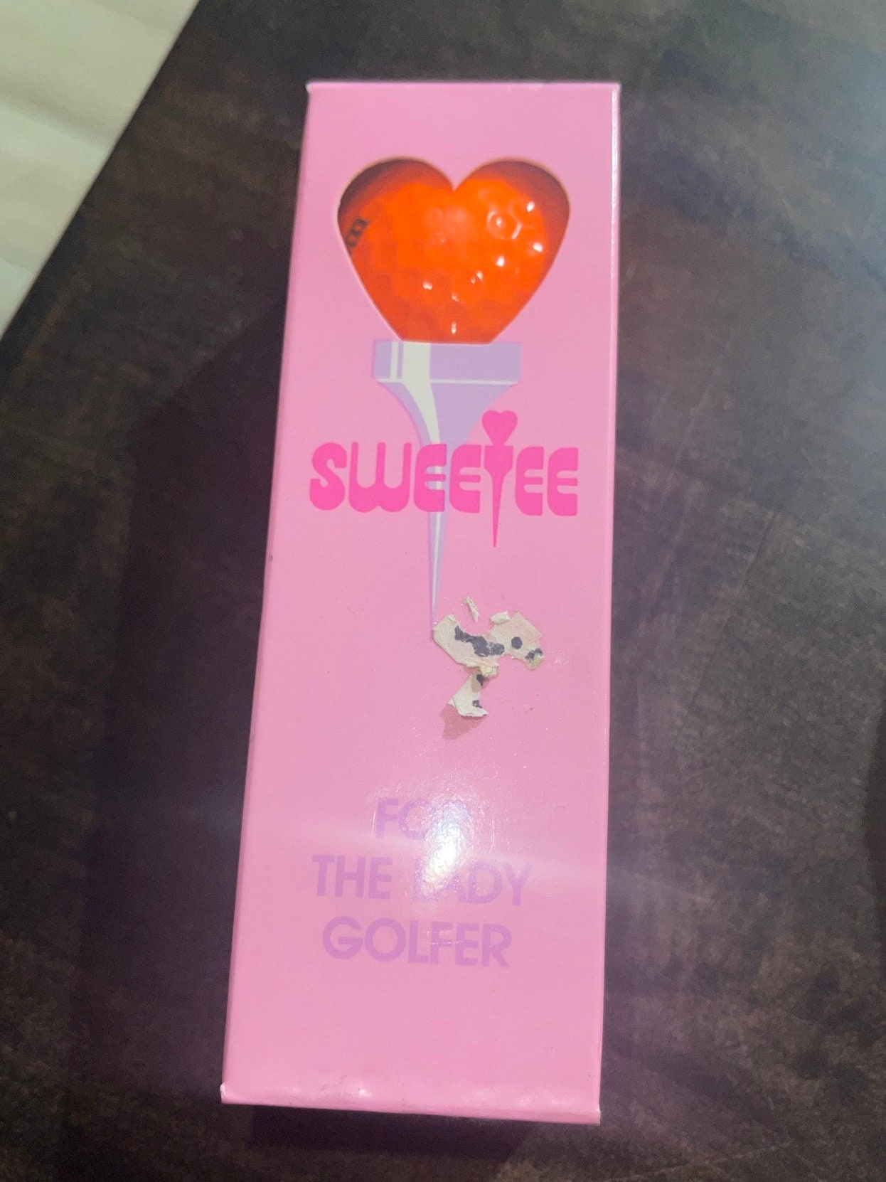 Vintage Women’s Golf Balls Sweetee for the Lady Golfer Punk Box Pink ...