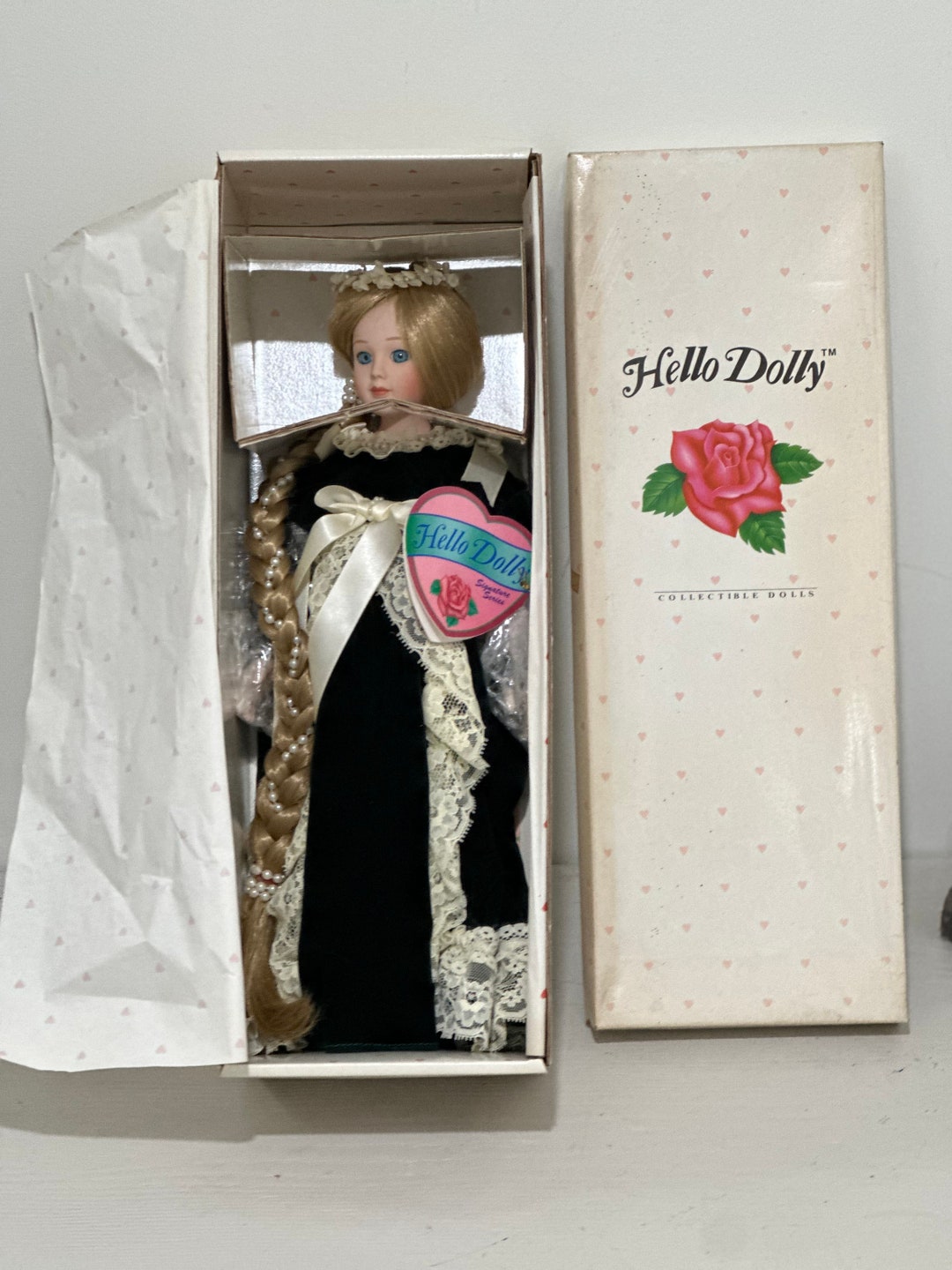 Hello Dolly Original Porcelain Dolls rapunzel Duck House Porcelain Doll ...