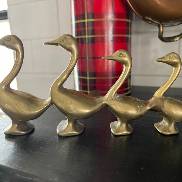 Brass Ducks - Etsy