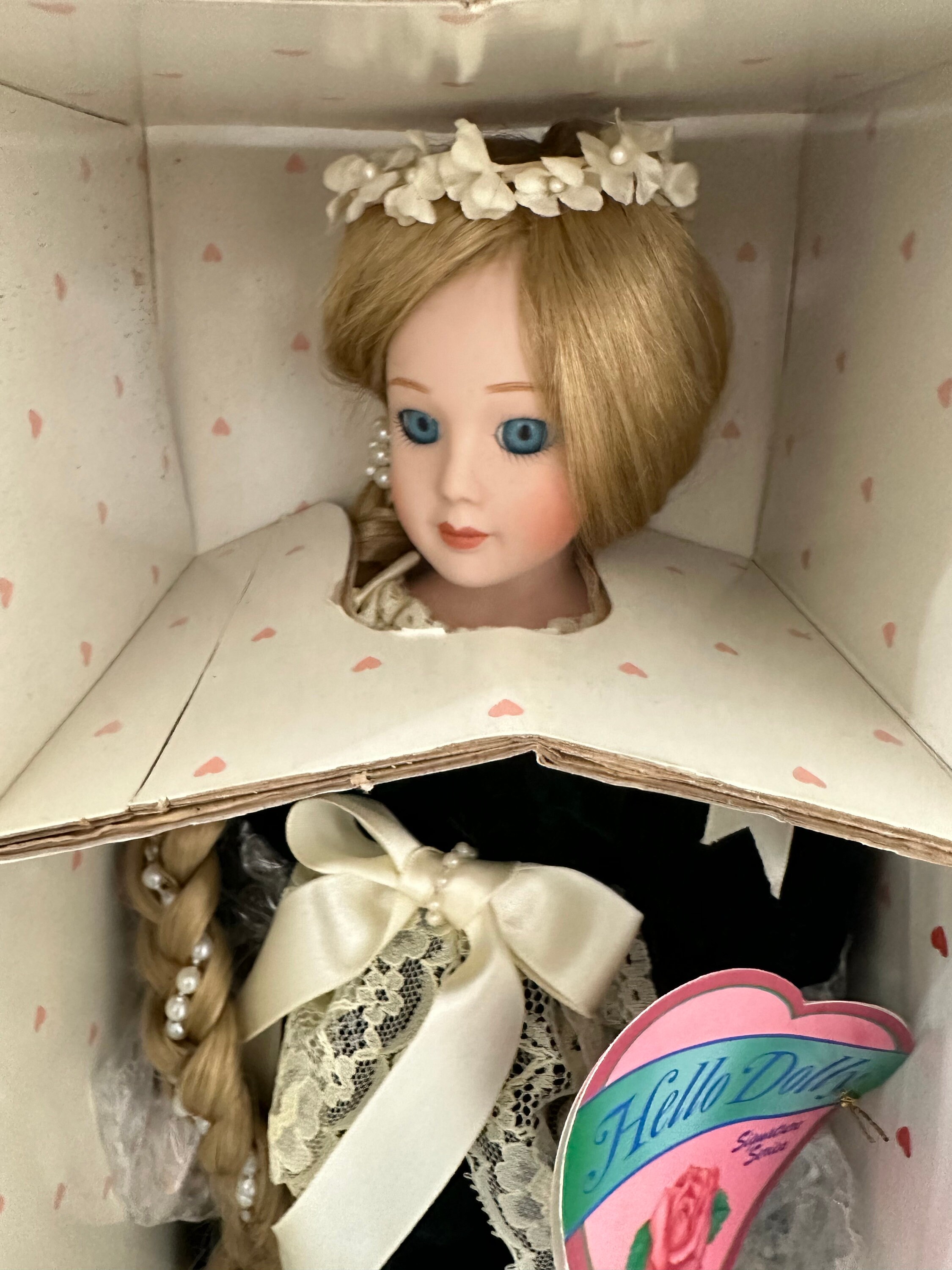 Hello Dolly Original Porcelain Dolls rapunzel Duck House Porcelain Doll ...