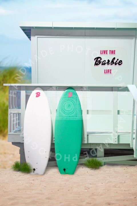 Surfs up With Beach Barbie Barbie Doll Backdrop Life Size - Etsy