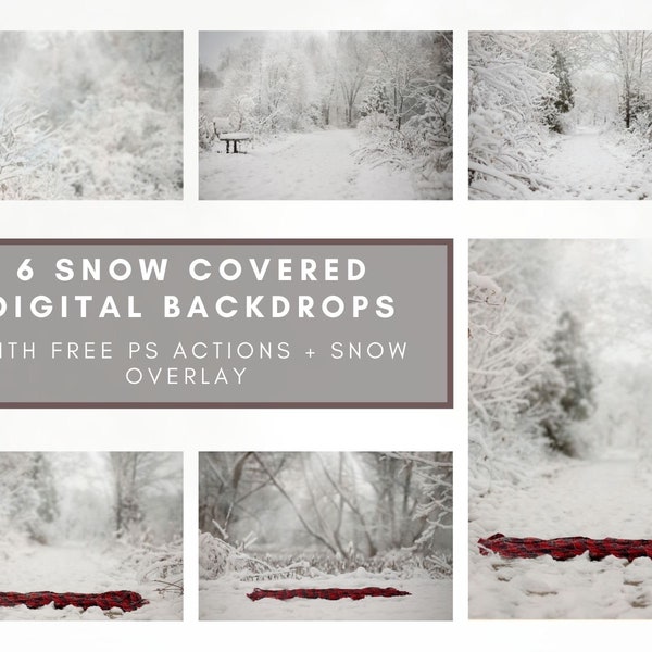 Snow Digital - Etsy