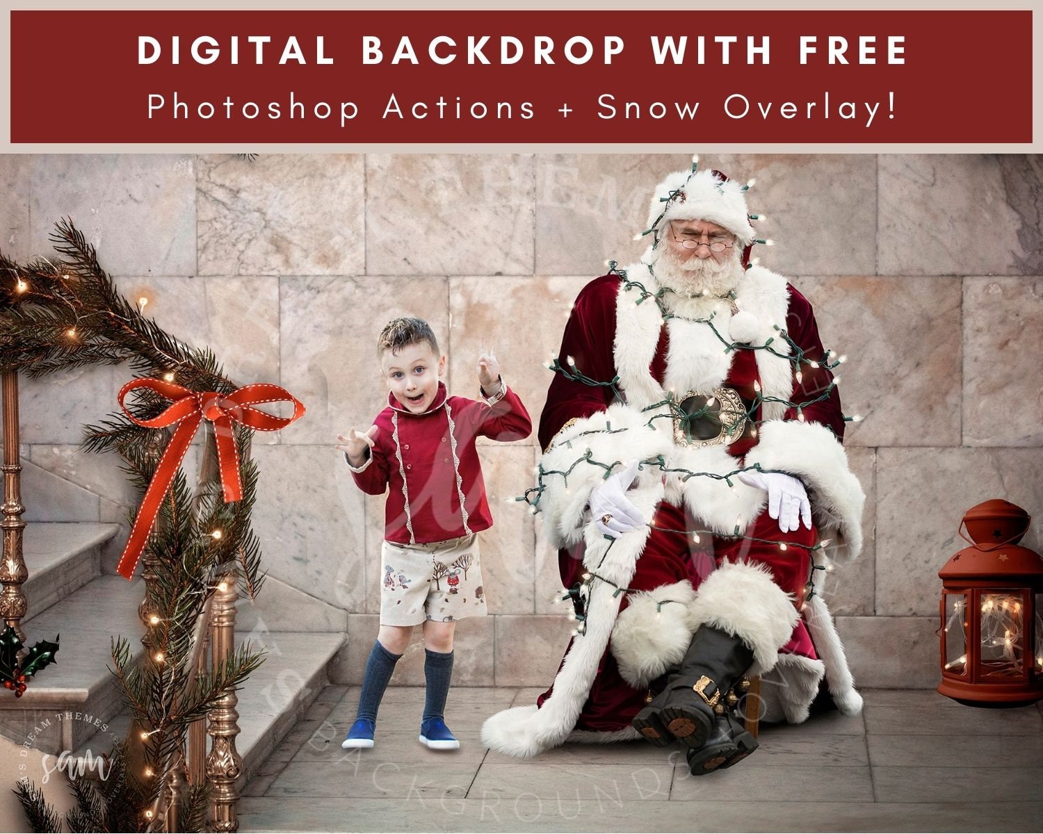 Art & Collectibles Drawing & Illustration Santa Overlay PNG Santa Cut ...