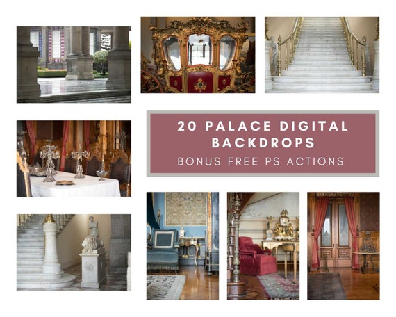 20 Palace Interior Digital Backdrops Fine Art Portrait | Etsy