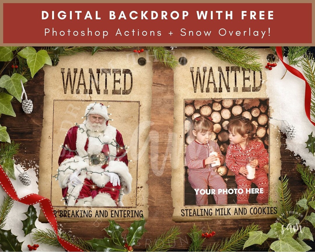 Santa Wanted by the North Pole Police, Funny Christmas, Wanted Poster ...