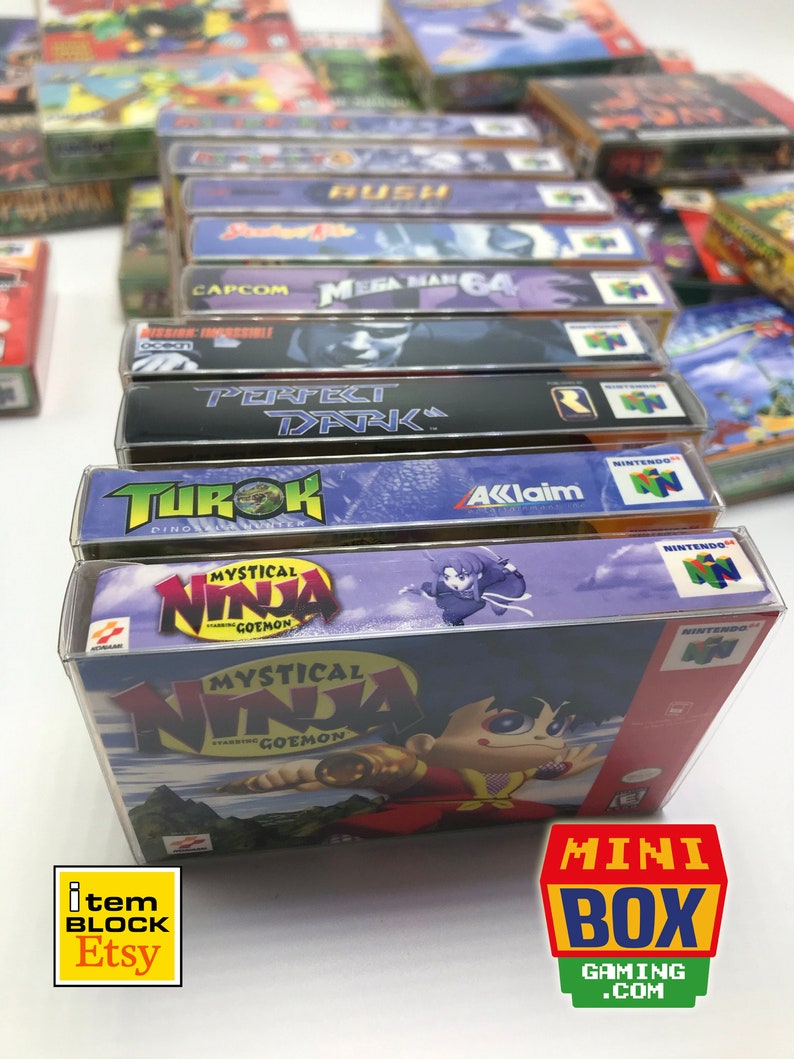 Mini Nintendo 64 Protector Boxes / Cases - Etsy