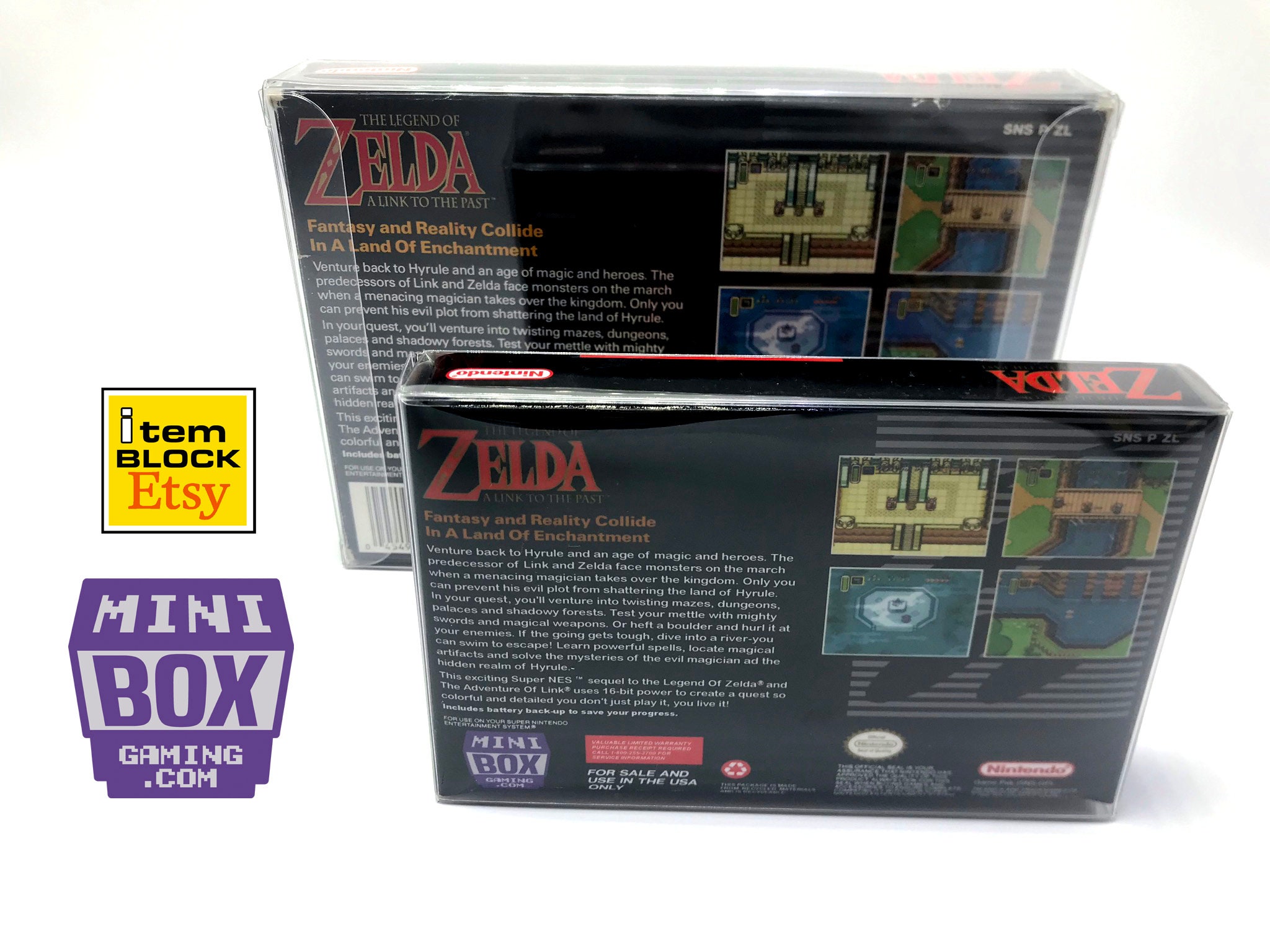 Mini Super Nintendo SNES Protector Boxes / Cases Classic - Etsy