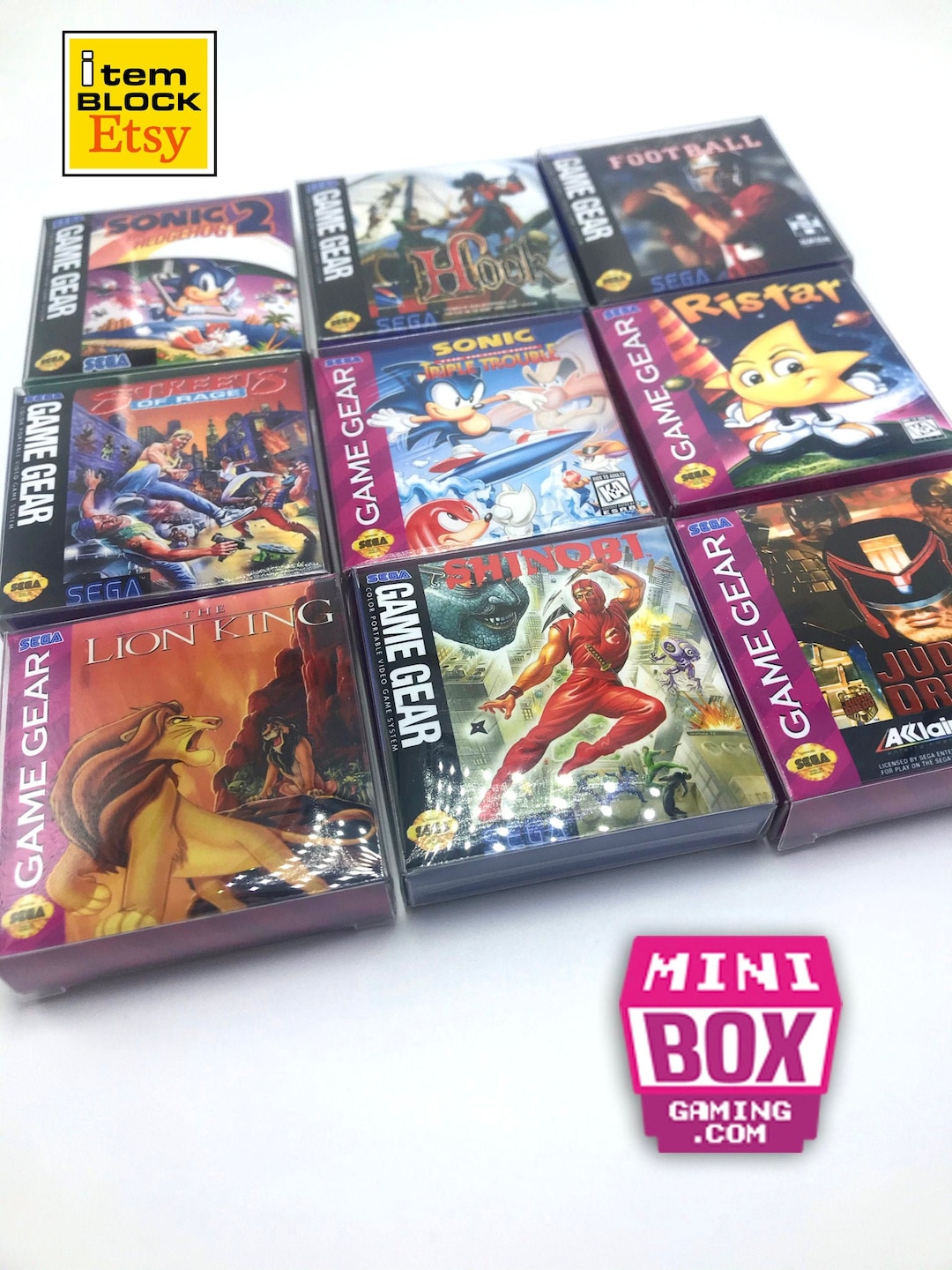 Mini Sega Game Gear Protector Boxes / Cases Classic Gamegear - Etsy