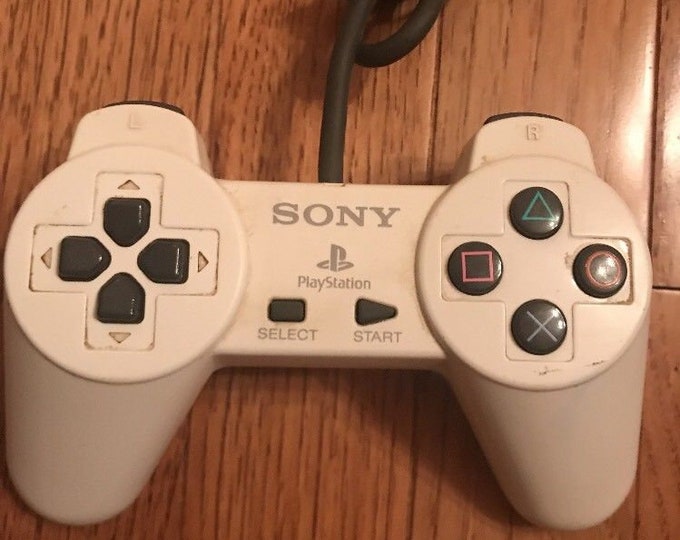 Official Sony Playstation 1 PS1 White Controller ~ Fast Shipping! OEM ...