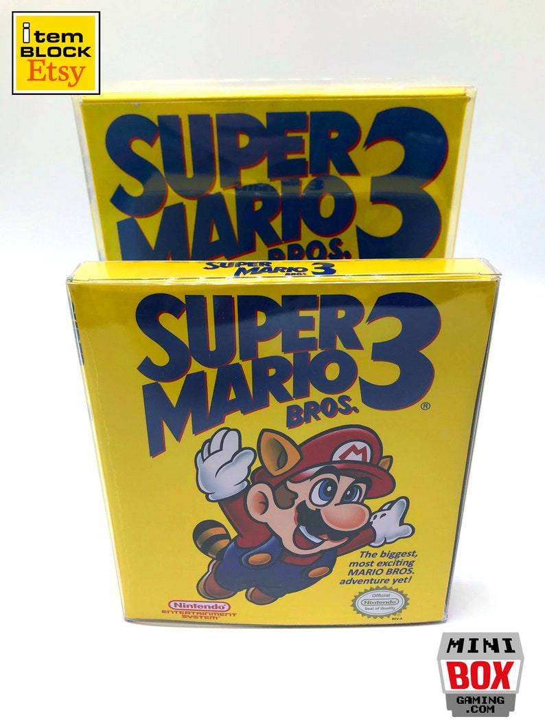 Mini NES Protector Boxes / Cases Classic Nintendo Cartridge 8bit - Etsy