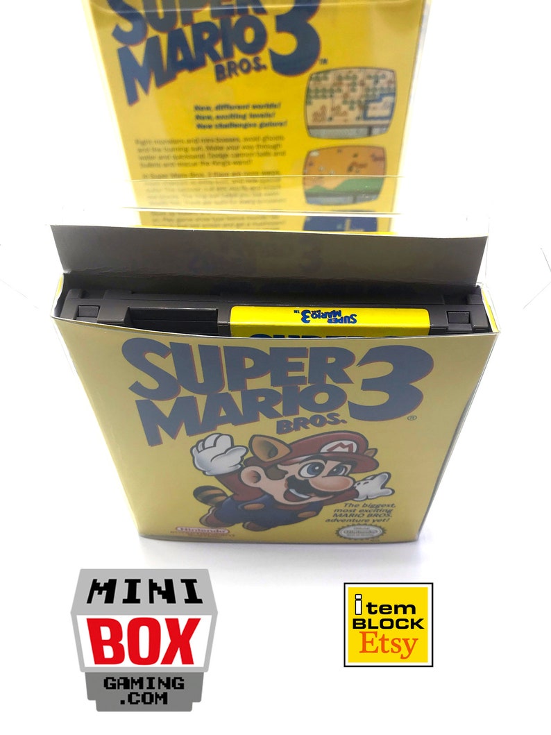 Mini NES Protector Boxes / Cases Classic Nintendo Cartridge 8bit - Etsy