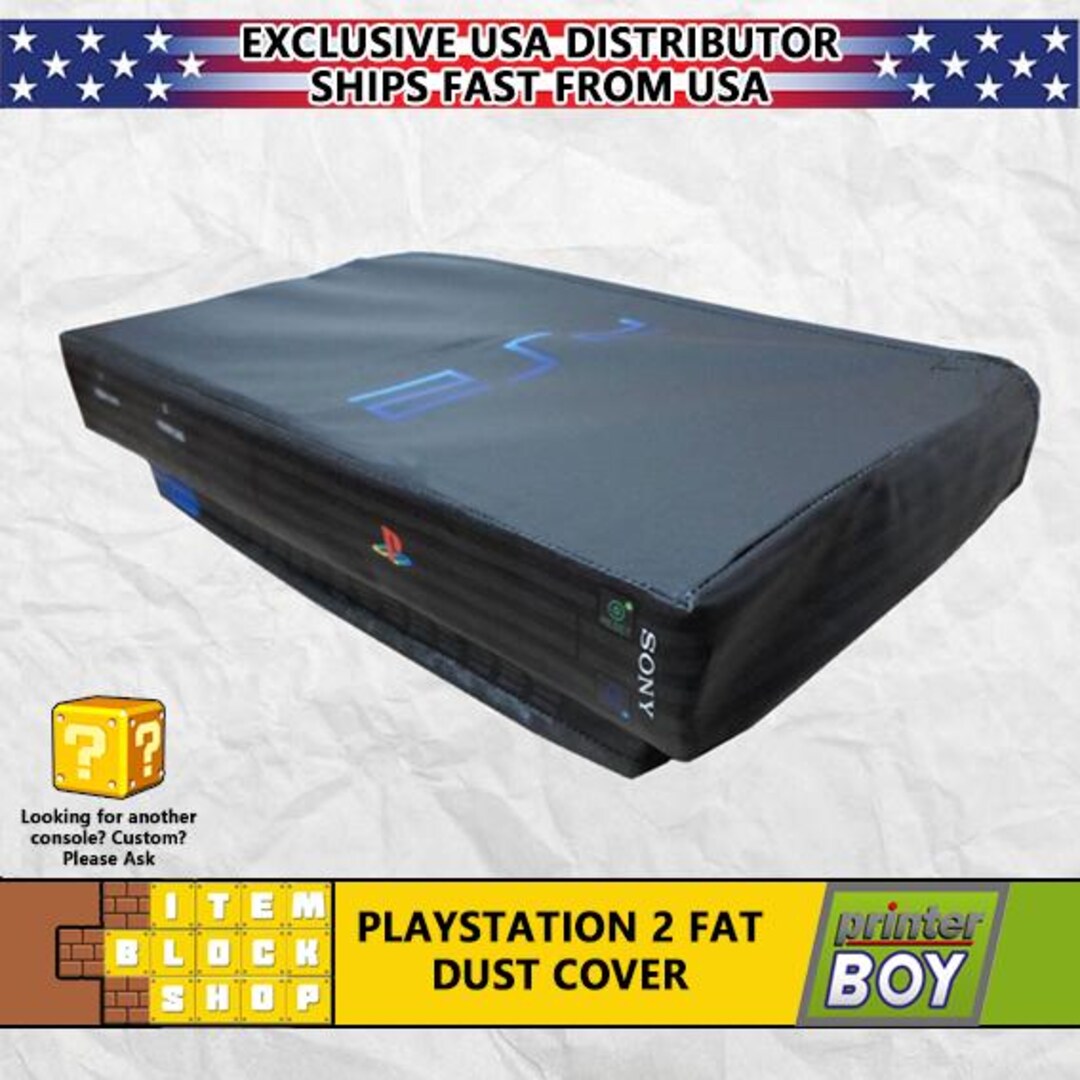 Playstation 2 PS2 Fat - Black - Dust Cover (exclusive US SELLER) - Etsy