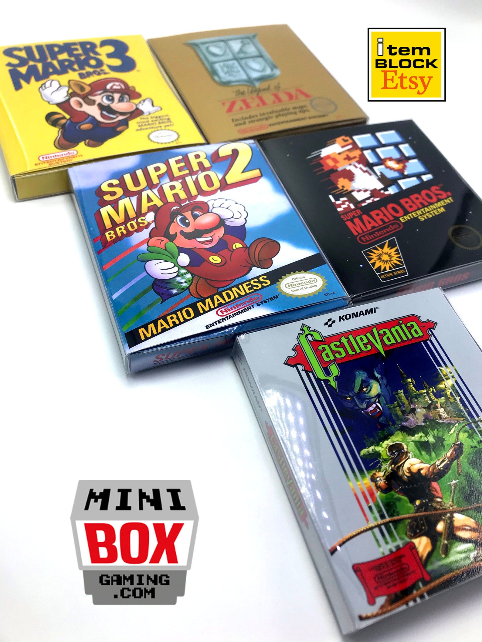 Mini NES Protector Boxes / Cases Classic Nintendo Cartridge | Etsy