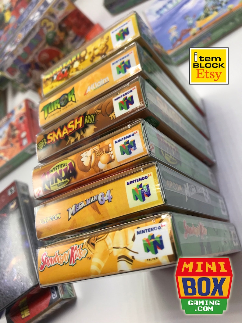 Mini Nintendo 64 Protector Boxes / Cases - Etsy