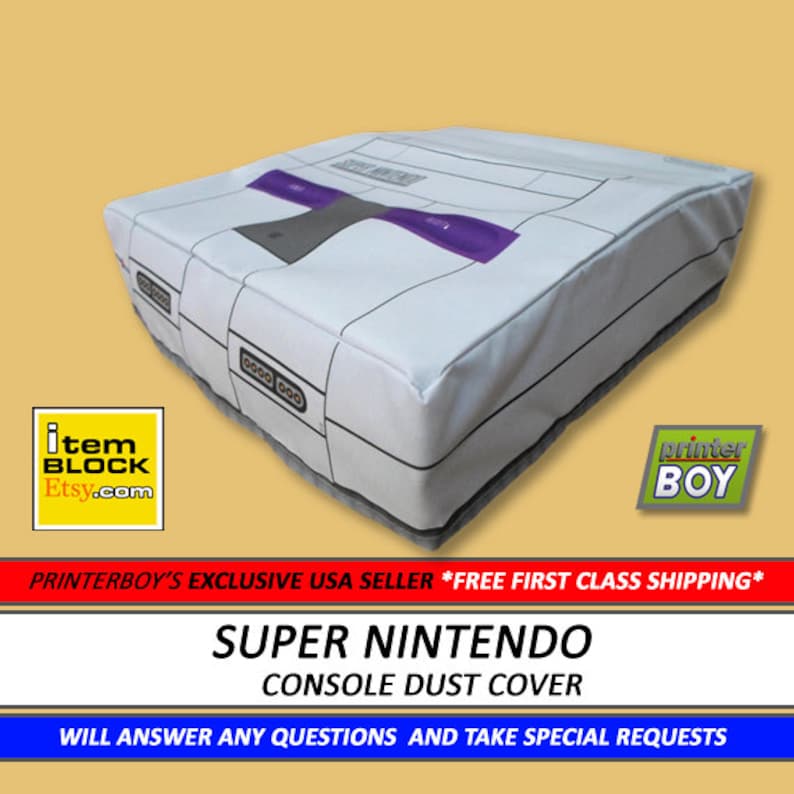 Super Nintendo SNES Model 1 Vinyl Dust Cover (exclusive US SELLER) - Etsy