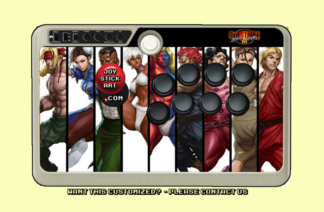 Street Fighter III Third Strike - Mayflash F500 / F500E Artwork - Etsy