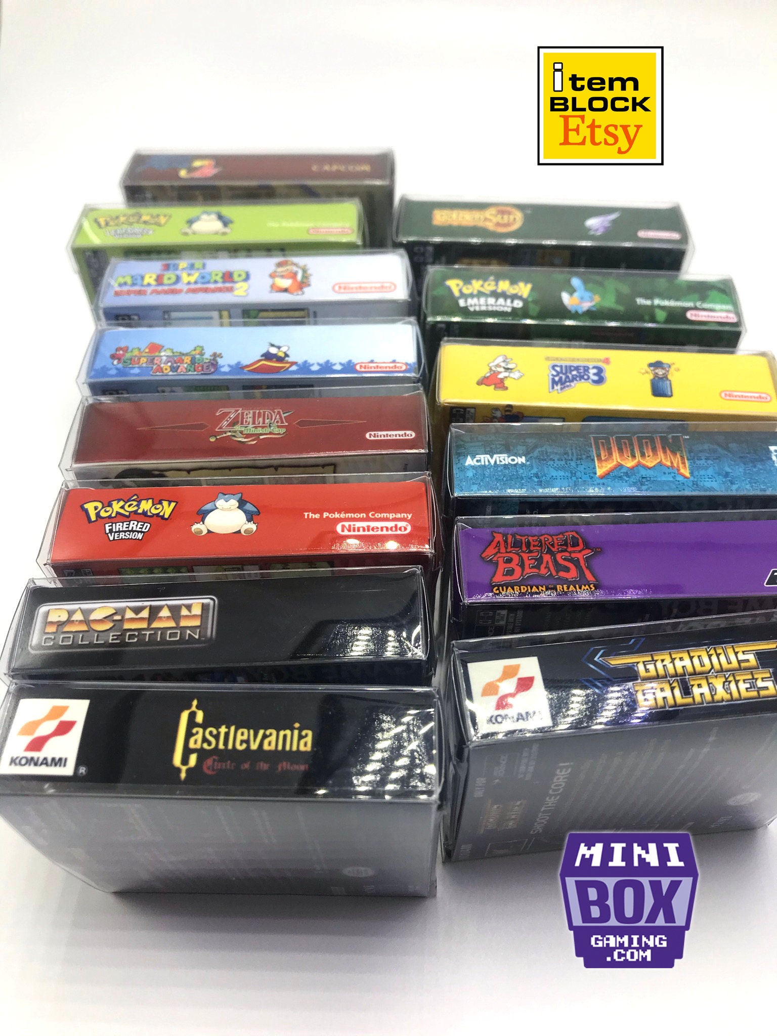 Mini Game Boy Advance Protector Boxes / Cases Classic GBA | Etsy