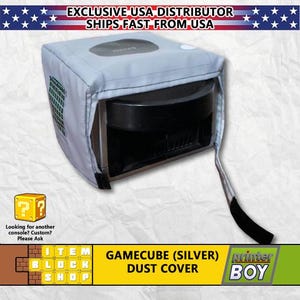 Nintendo Gamecube Vinyl Dust Cover - Silver (EXCLUSIVE US SELLER) - Etsy