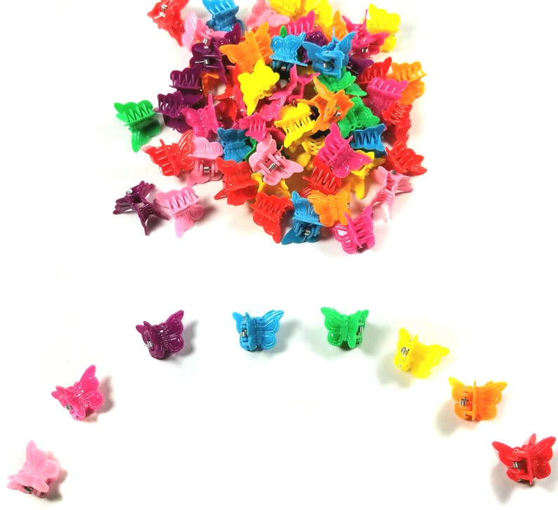 90s Butterfly Hair Clips Set Of 12 | Etsy