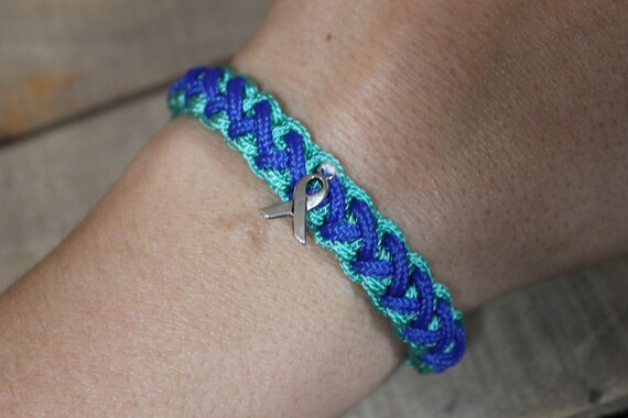 NEDA Eating Disorder Awareness Micro Paracord Bracelet | Etsy