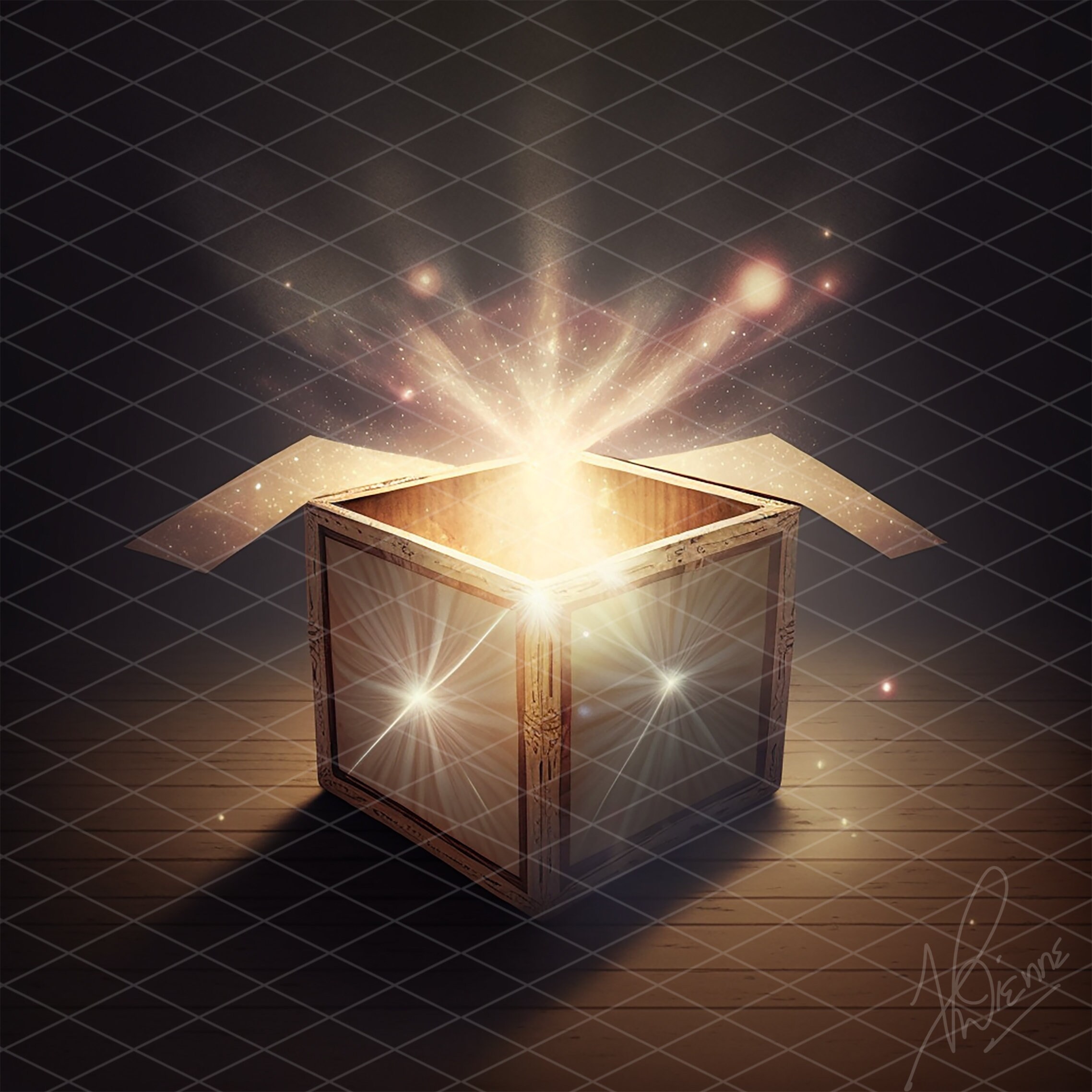 AI Christmas Gift Box Full of Magic! - Etsy