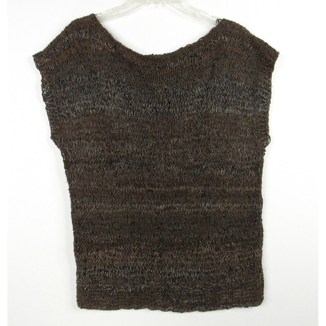 Vintage 70s Rrrrruss Russ Togs Brown Suede Woven Braided Tunic Top M ...