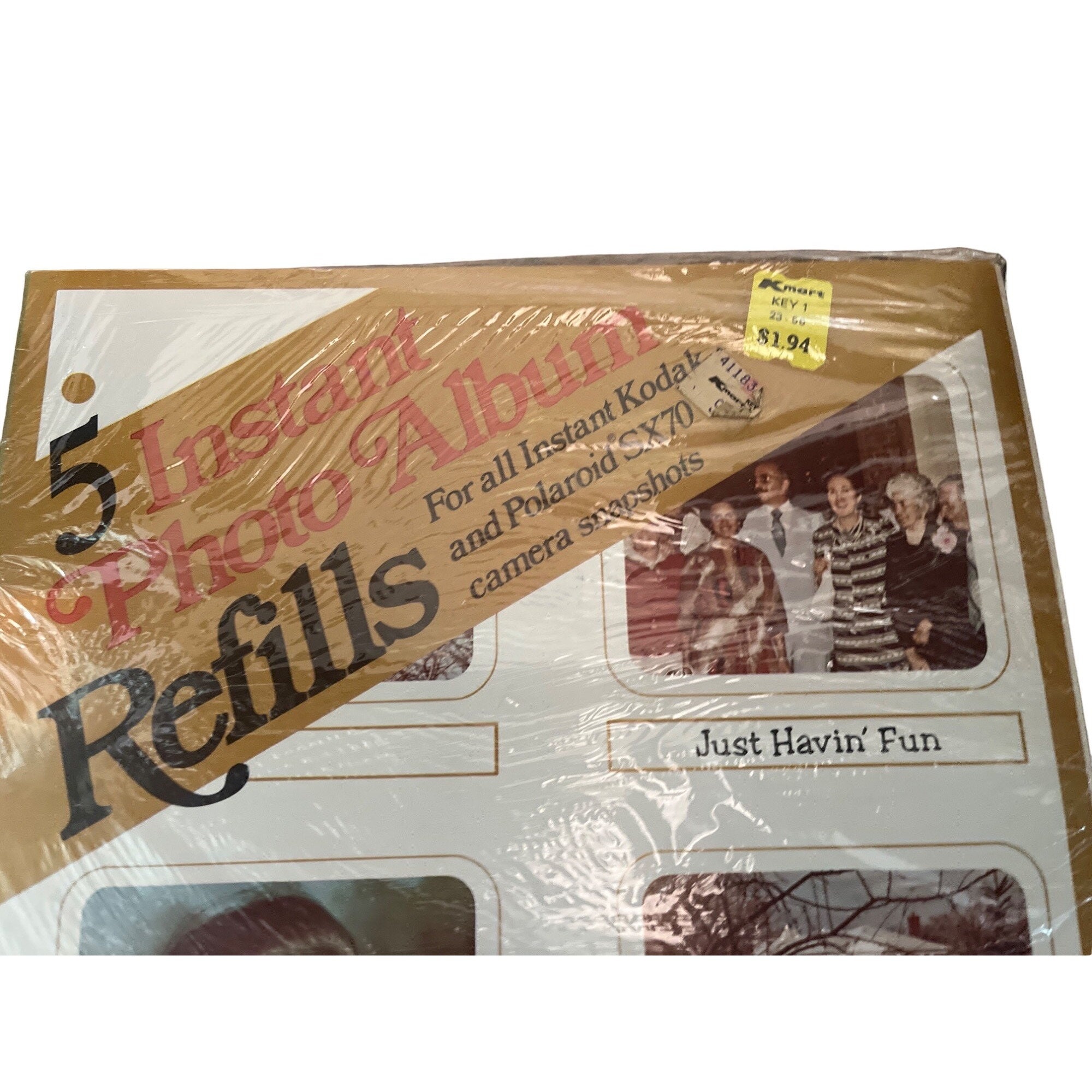 Vtg Photo Album 91-55 5 Instant Photo Album Refills for Instant Kodak ...