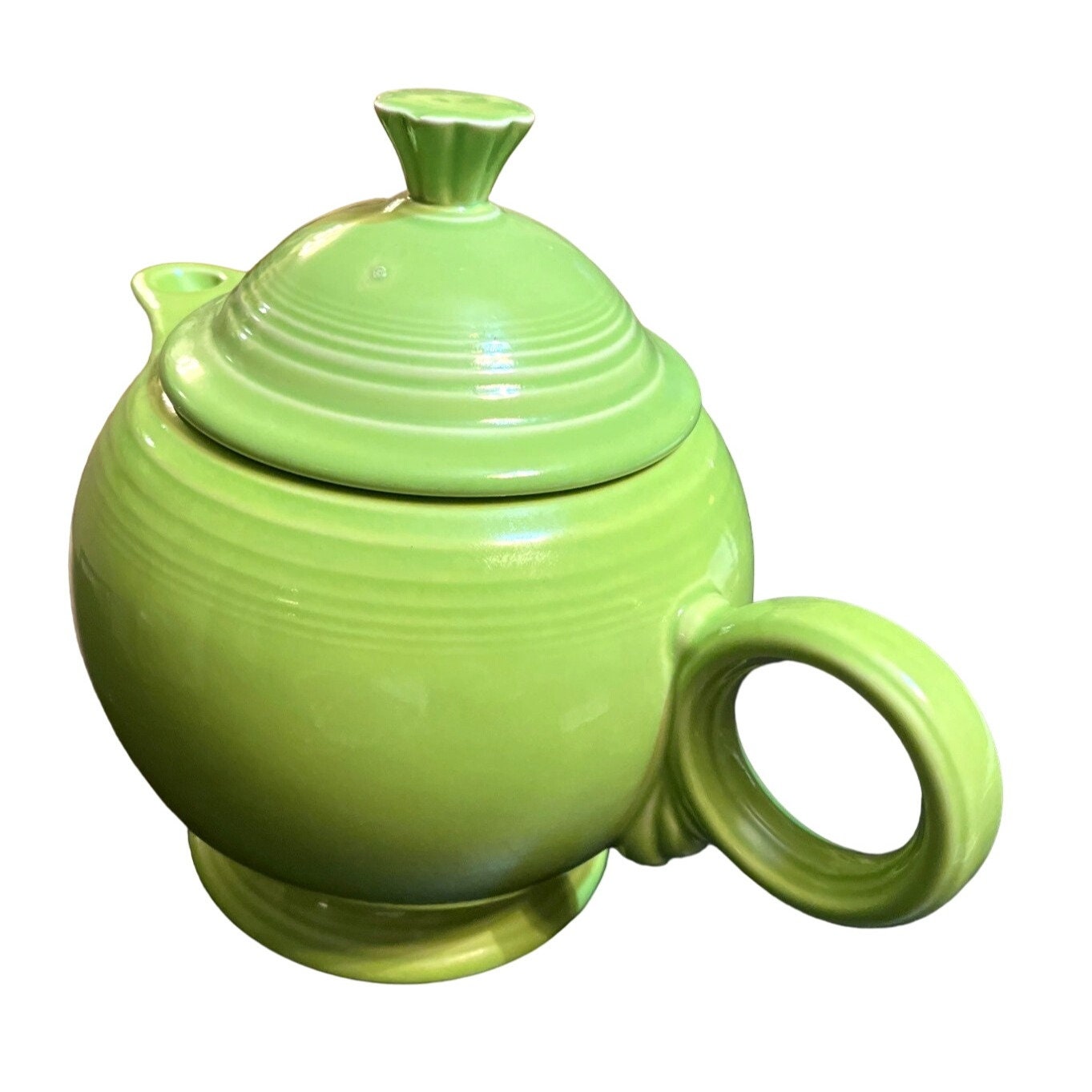 Vtg Homer Laughlin Fiesta Chartreuse Tea Pot Fiestaware 5 Cup - Etsy