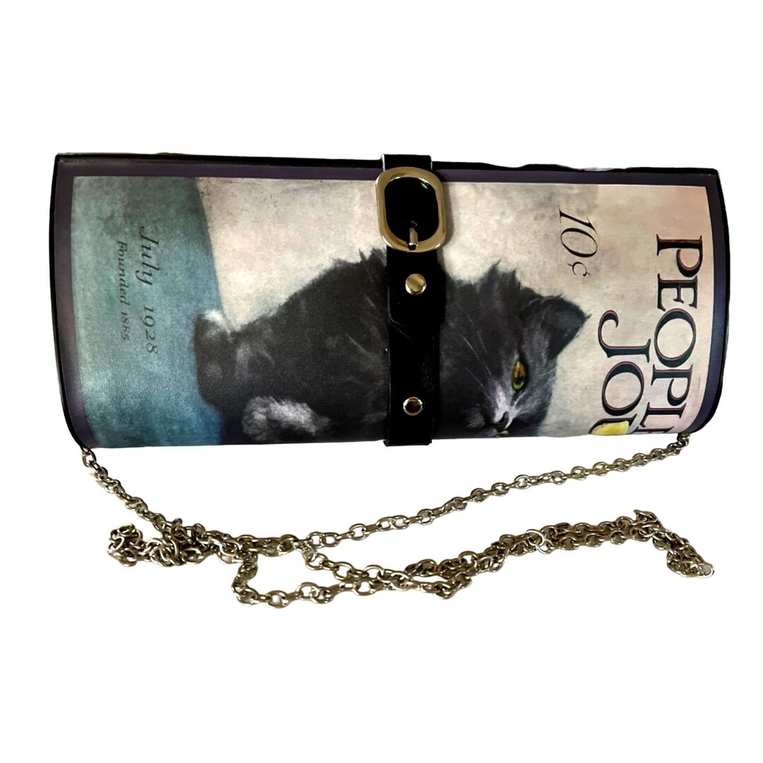 Cat Lady Kitten Magazine Clutch Crossbody Handbag Purse Lmtd Edition - Etsy