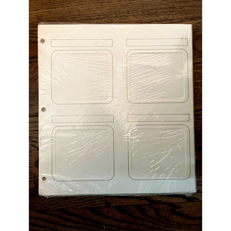 Vtg Photo Album 91-55 5 Instant Photo Album Refills for Instant Kodak ...