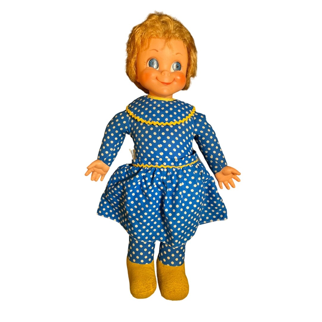 Vtg Mattel Mrs Beasley Doll 1967 Apron Collar Non Talking 21" Family ...