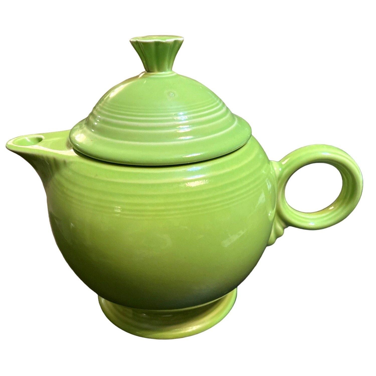 Vtg Homer Laughlin Fiesta Chartreuse Tea Pot Fiestaware 5 Cup - Etsy