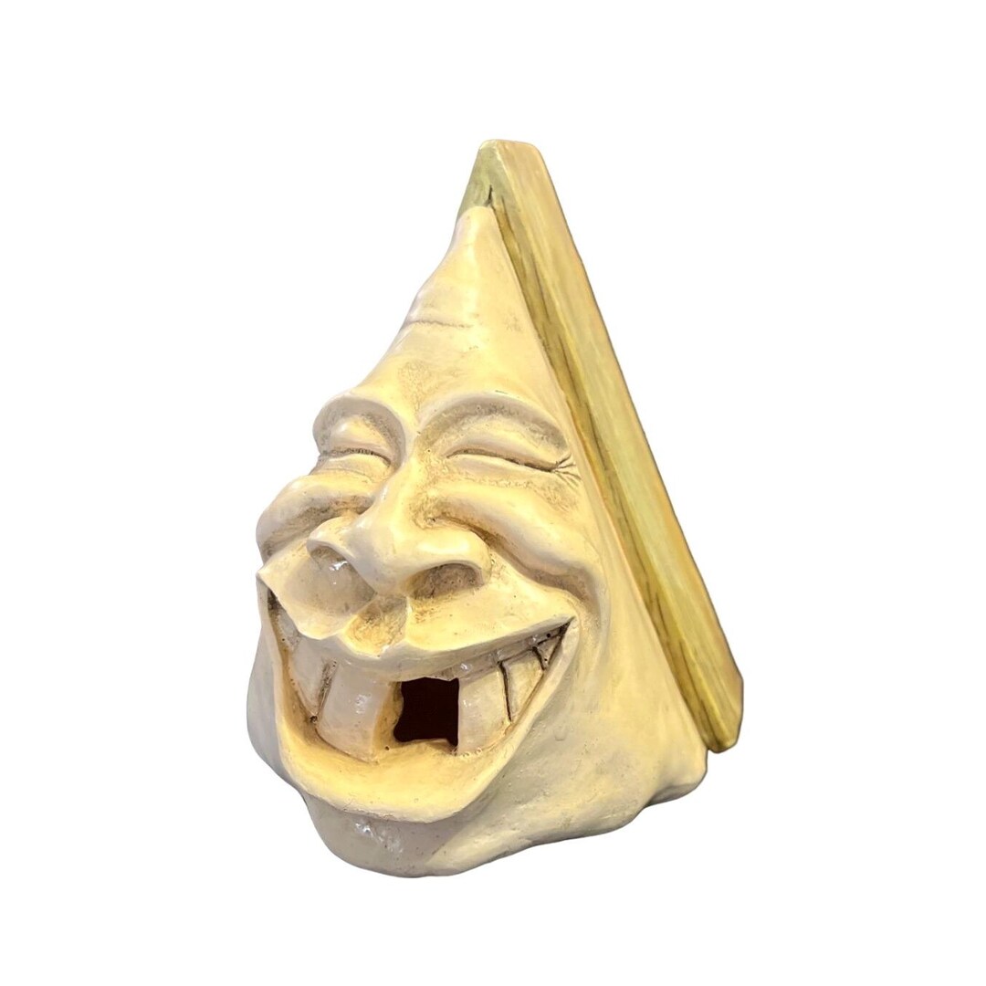 Vtg 1995 R. Vandamme Troll Face Big Nose Toothless Resin Hanging Bird ...