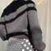 90s Diesel Archive Black and Red Star Knit Jumper Pullover Knit Sweater ...