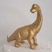 Metallic Gold Brontosaurus | Etsy