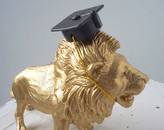 Lion Cake Topper, Graduation Party, Graduation Cake Topper, Party ...