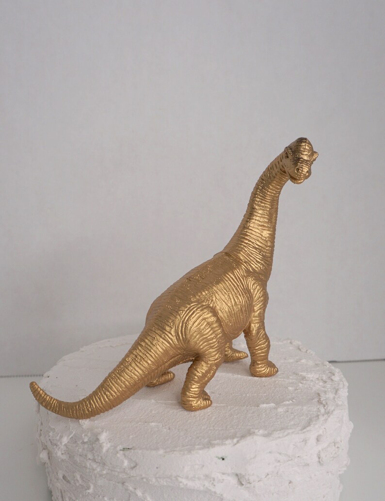 Metallic Gold Brontosaurus | Etsy