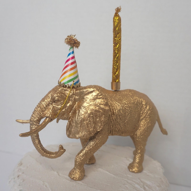 Elephant Cake Topper - Etsy
