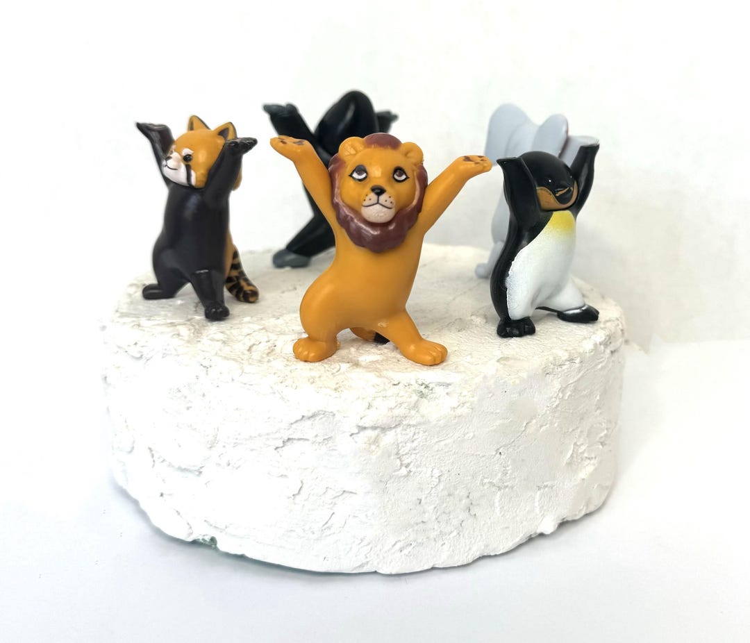 Zoo Cake Topper, Zoo Party, Dancing Animals Cake, Dancing Zoo Animals ...