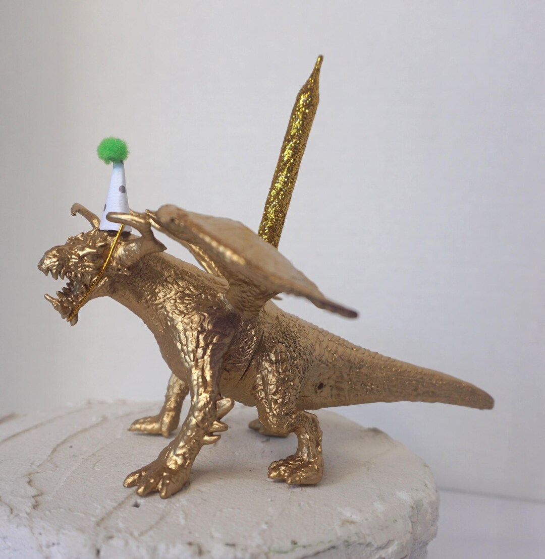 Dragon Cake Topper, Dragon Candle, Cake Decoration, Birthday Cake ...