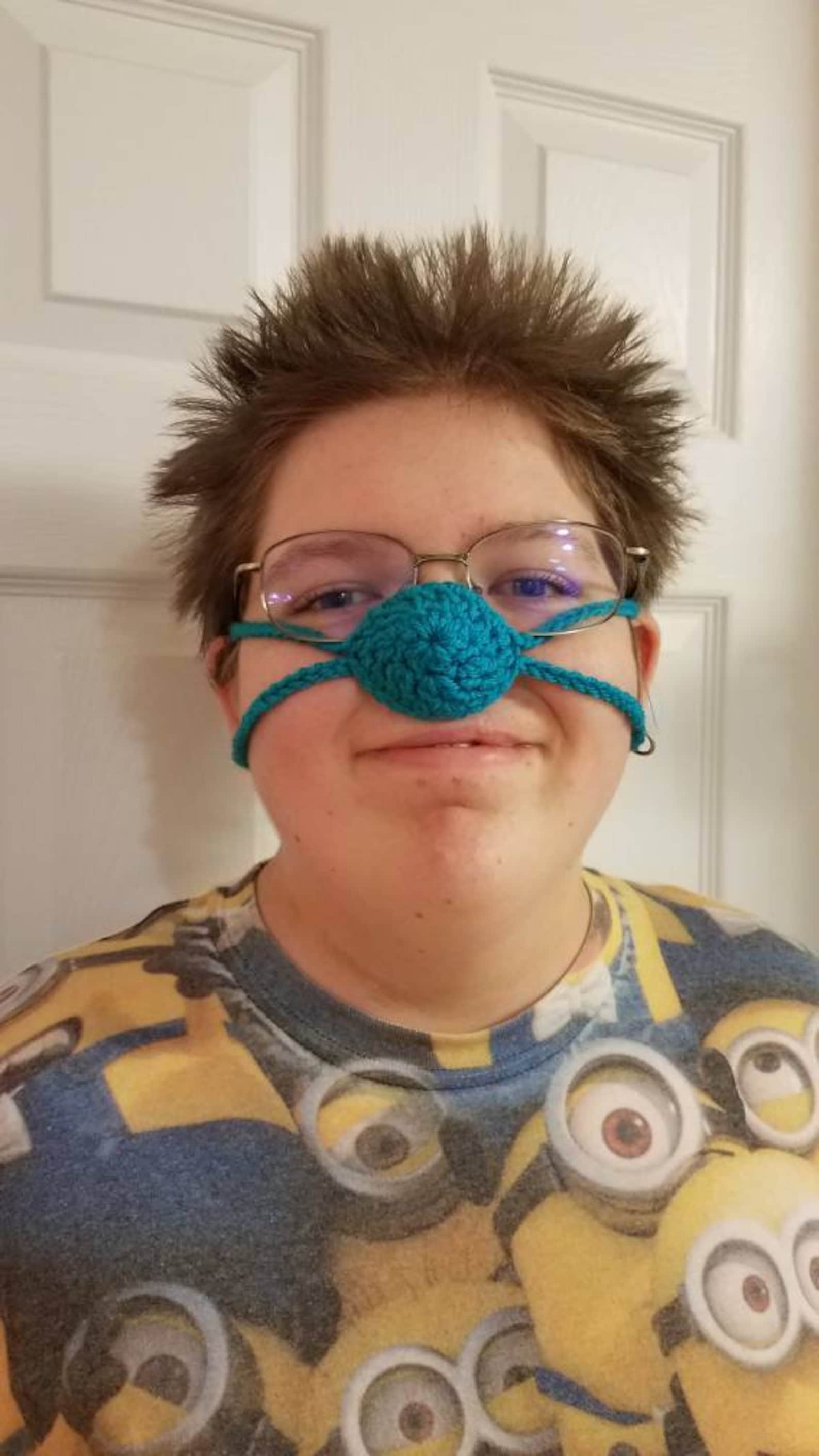 Teal Nose Warmer Nose Muff Nose Cover Winter Accessory - Etsy